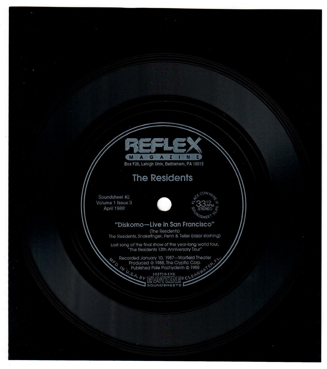From The Ralph Records Closet – The Residents Official Merchandise Store
