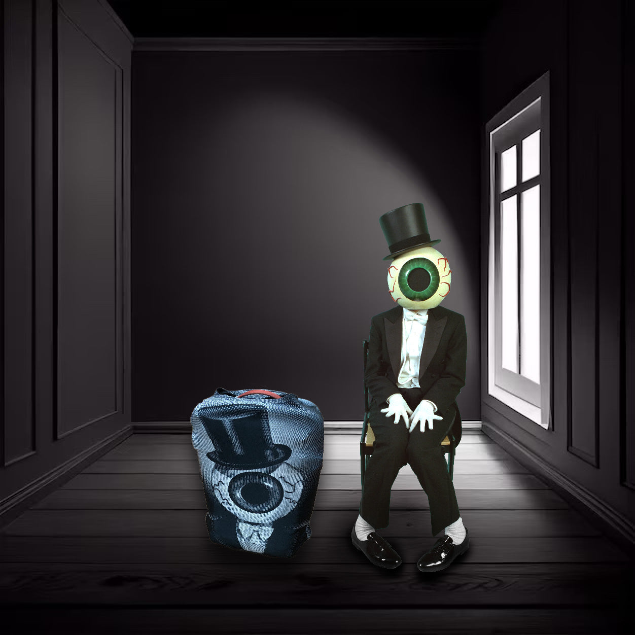 Classic Eyeball Suitcase Cover – The Residents Official Merchandise Store